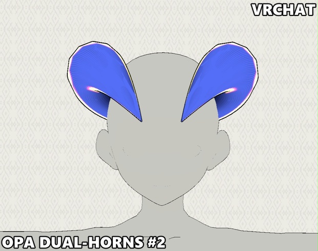 VRCHAT - OPA DUAL-HORNS #2 - OPA MODEL SHOP - BOOTH