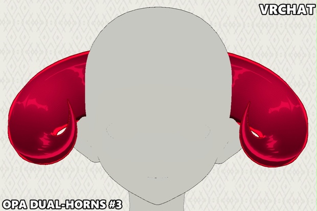 VRCHAT - OPA DUAL-HORNS #3 - OPA MODEL SHOP - BOOTH
