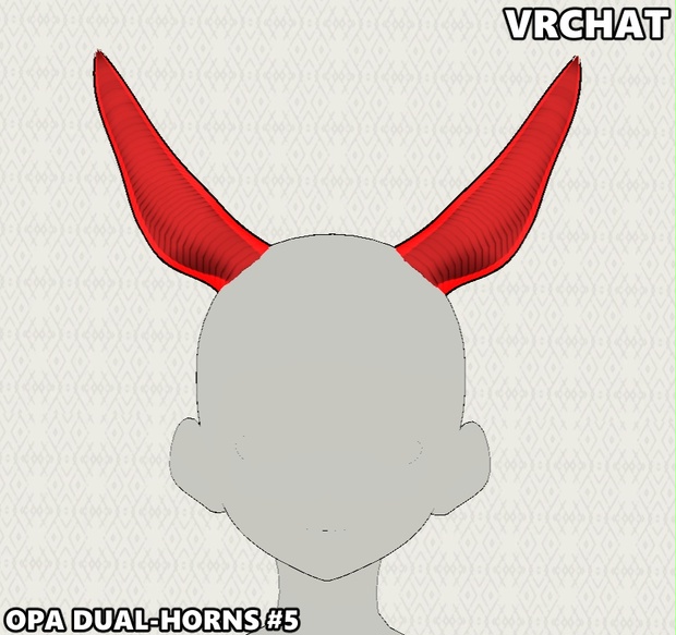 VRCHAT - OPA DUAL-HORNS #5 - OPA MODEL SHOP - BOOTH