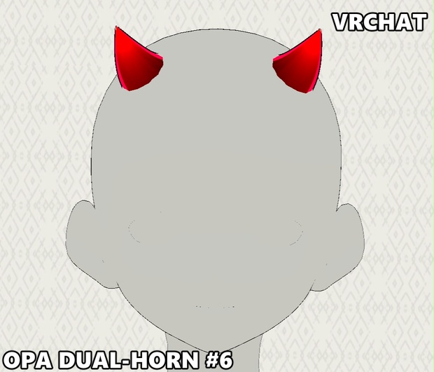 VRCHAT - OPA DUAL-HORNS #6 - OPA MODEL SHOP - BOOTH