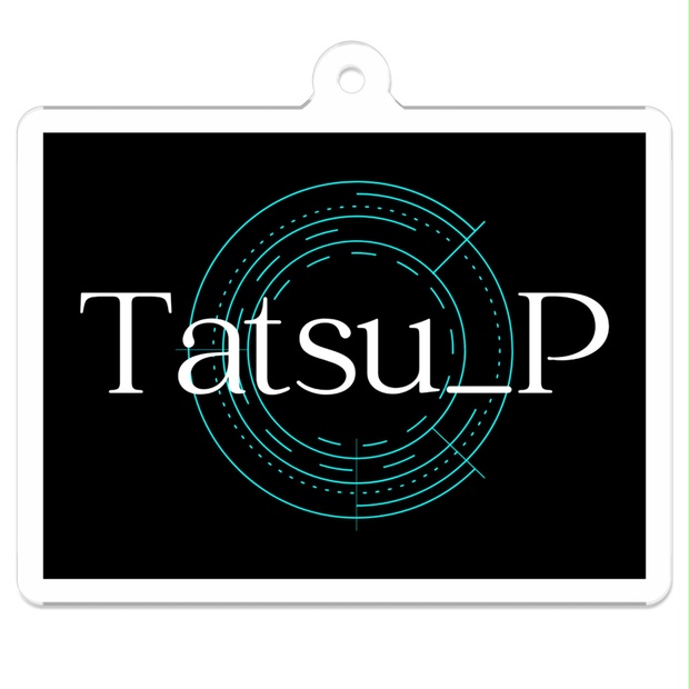 Tatsu_Pロゴ アクリルキーホルダー - ボカロP「Tatsu_P」の公式ショップ - BOOTH