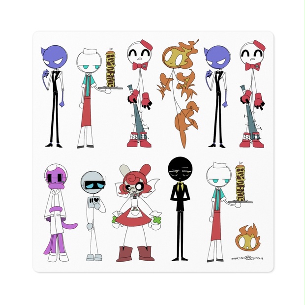 OC sticker [scribble] - OZett shop COMET-B - BOOTH