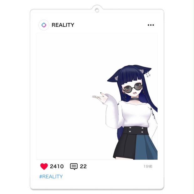 【ササキ】01月記念日-フィード風アクキーG0180 - REALITY SHOP - BOOTH
