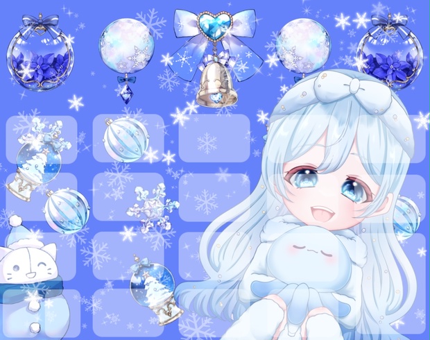 愛鈴Simeji背景 - 🪸💙🫧 - BOOTH