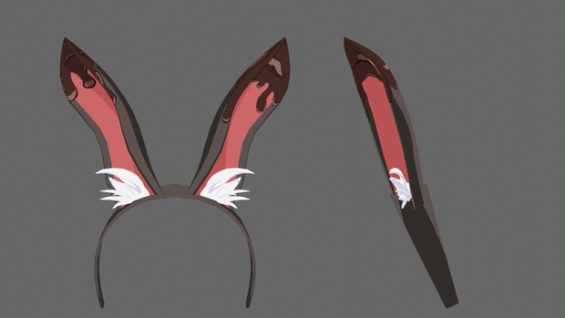 3D model - Bunny Ears with physics - BankaiZone - BOOTH