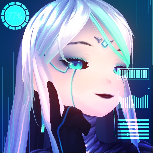 [ VROID ] Face Wiring 11 COLORS! | フェイス配線11色！ - Shibani - BOOTH