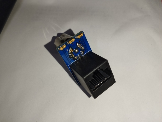 RGBRJ45VD デジタルRGB出力 - RJ45変換アダプタ(下向き) - まごころせいじつ堂 - BOOTH