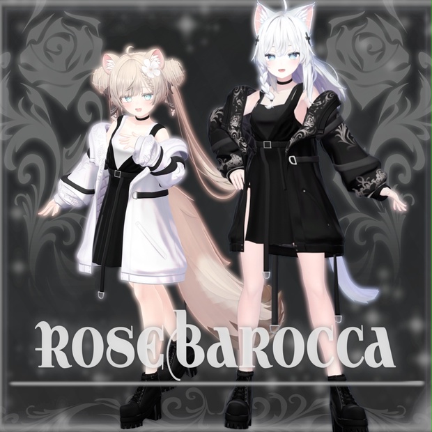【8アバター対応】ROSEBAROCCA【VRChat向け衣装】 - Code:2l9 - BOOTH