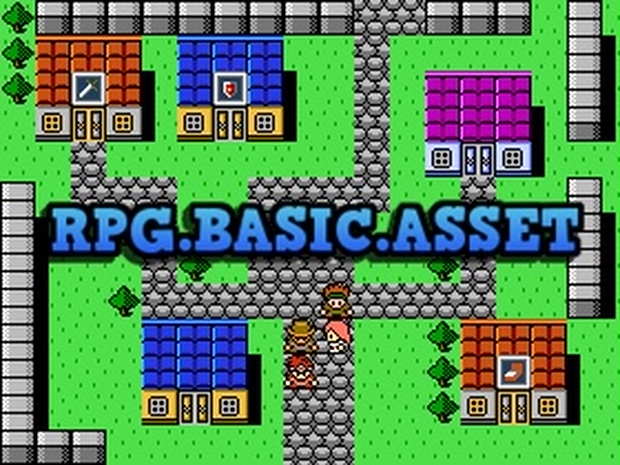 RPG BASIC ASSET - Indie8bit - BOOTH