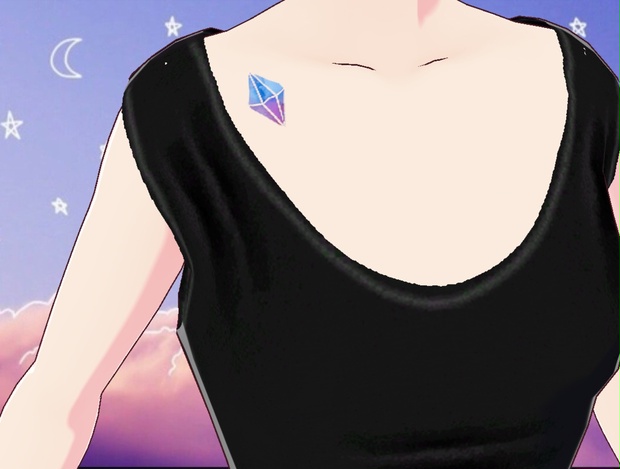 Plumbob / Gem Tattoo | VROID Studio - officialashley - BOOTH