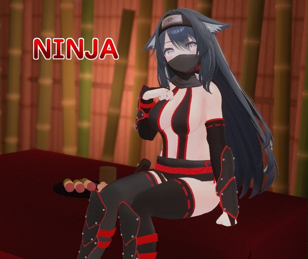 【4対応】Ninja - ling-vrc - BOOTH
