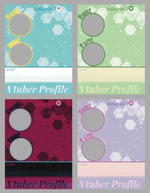 Vtuber Profile - viviのイラスト屋 - BOOTH