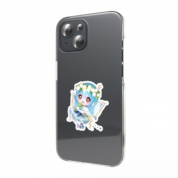 クローバーの妖精キリヤ/スマホステッカー - Sweet Lapin Clover - BOOTH