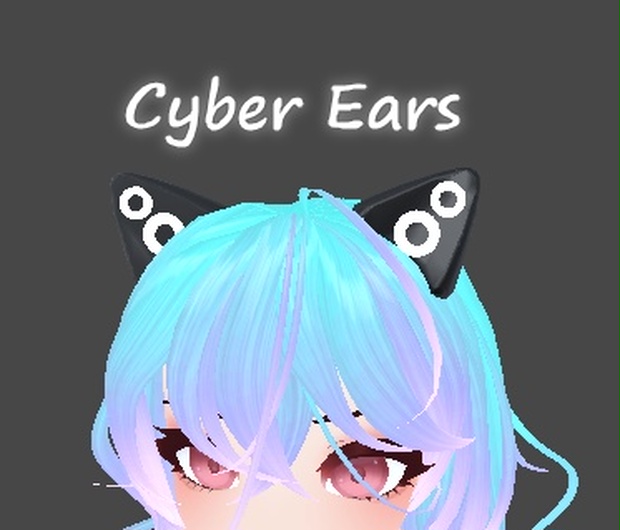 Cyber Cat Ears - kawaiisphynx - BOOTH