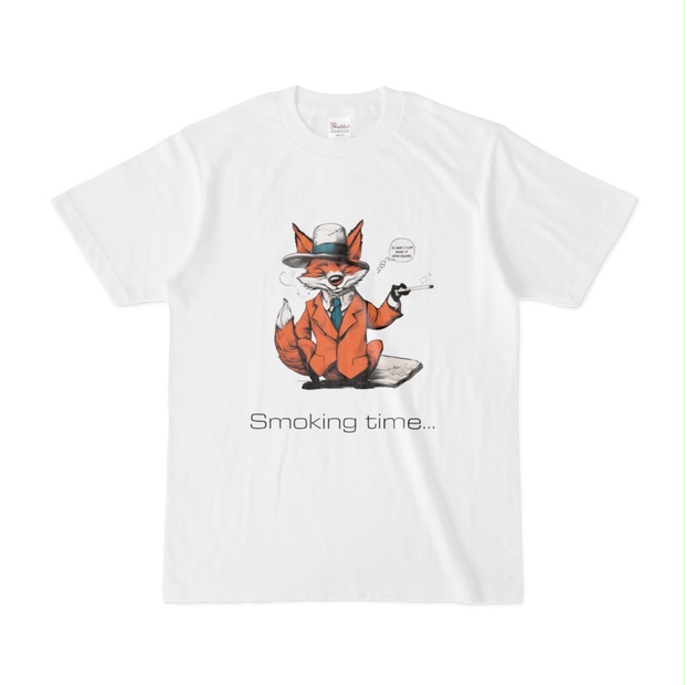 Smoking Fox Tシャツ - melten-shop - BOOTH