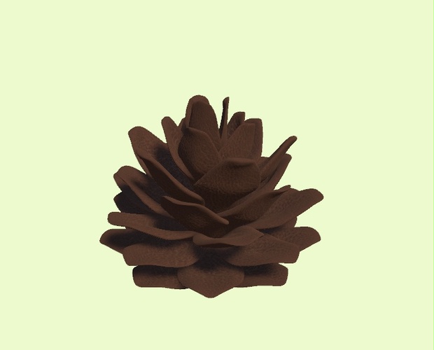 【3Dモデル】松ぼっくり - mimi-modeling - BOOTH