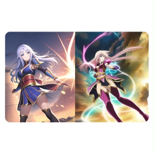 上級魔導士レイとローラICカードステッカー - shichiseiken-renショップ - BOOTH