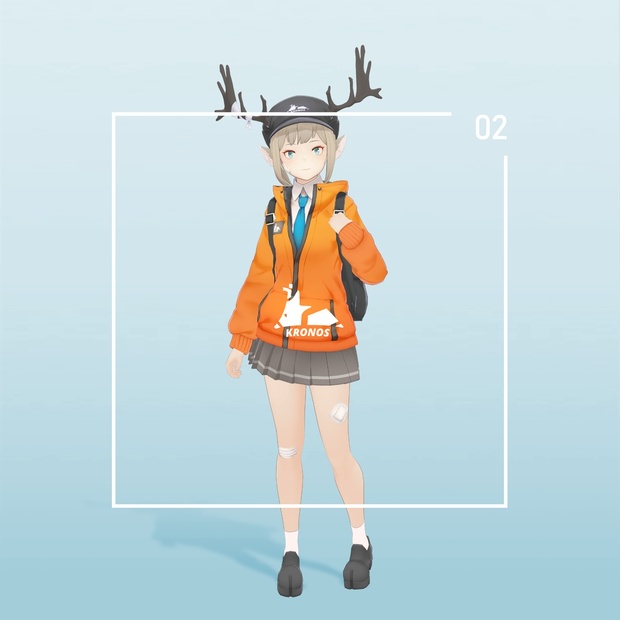 【VRC対応3D服飾モデル】KRONOS School uniform ver4.02 - yoyogi mori - BOOTH