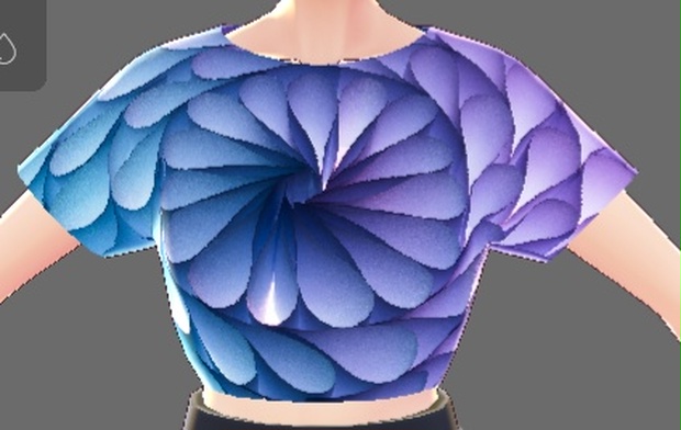 10 cute cropped t shirt designs for vroid models ver 2 - littleangels ...