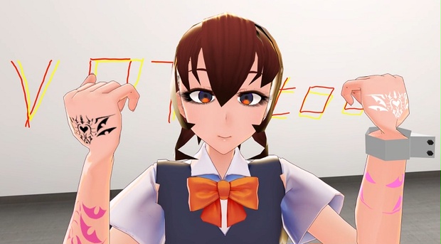 【VRChat向け】VR Tattoo 01 テクスチャ素材 - key-assets - BOOTH