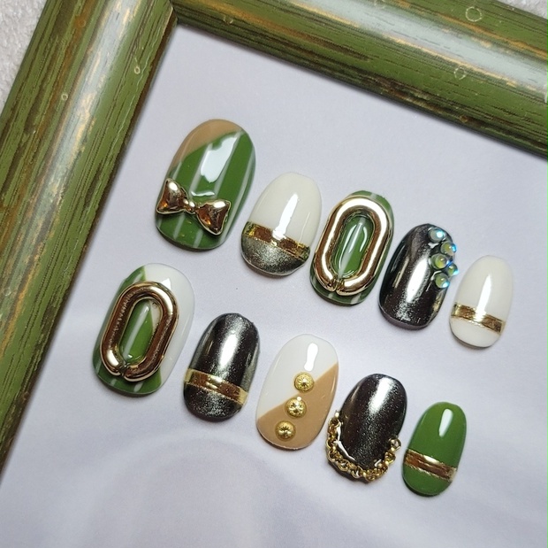 非公式 第五人格 ガードNo26 シャンパン桶 イメージネイル - Rizun Nail - BOOTH