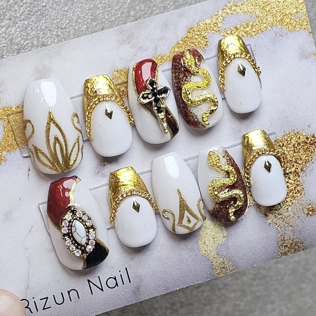 非公式 第五人格 夢の魔女 マダム・レッドドラゴン イメージネイル - Rizun Nail - BOOTH