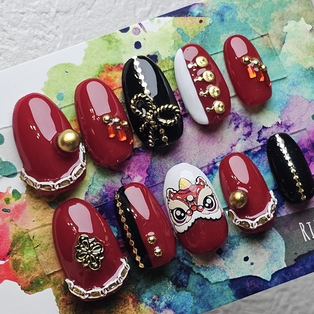 非公式 第五人格 泥棒 獅子舞 イメージネイル - Rizun Nail - BOOTH