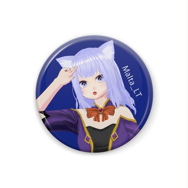 まるた malta_LT【Vtuber】缶バッジ - mal-shop - BOOTH