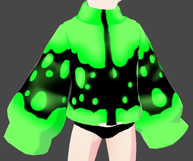 Vroid Neon Puffer Jacket - 2stars shop - BOOTH