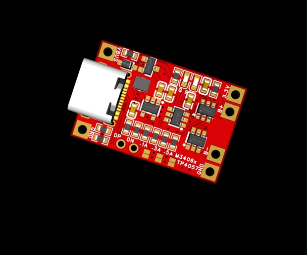 TP4057 電源モジュールPCBデータ - 白猫屋 - BOOTH