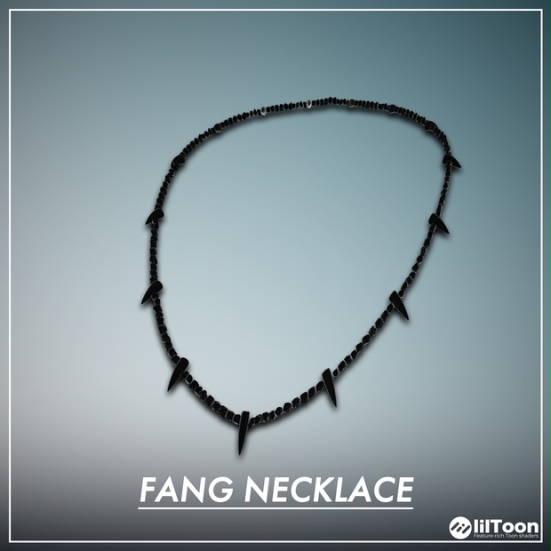 Fang Necklace 【VRChat想定アクセサリー】 - 赤狐斡旋所 - BOOTH