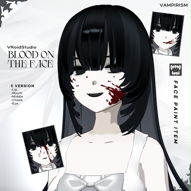 Blood on the face [VRoid] - VRoid吸血 - BOOTH