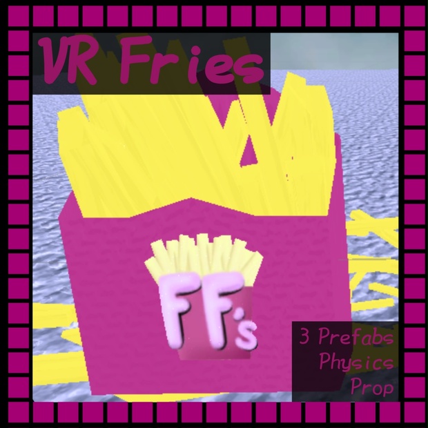 VR Fries (Free) - Lil Pink Devil - BOOTH