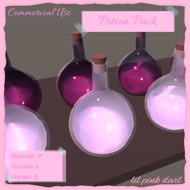 Potions - Lil Pink Devil - BOOTH