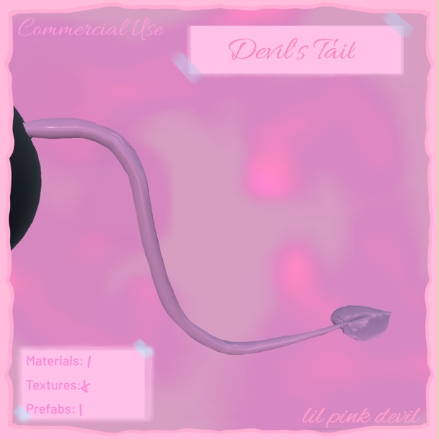 Devil's Tail - Lil Pink Devil - BOOTH