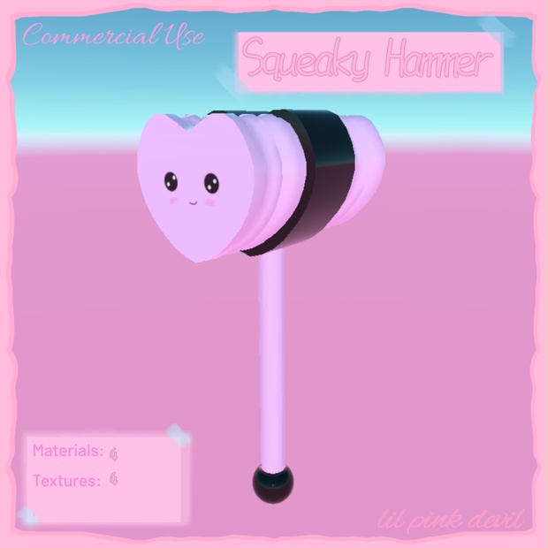 Squeaky Hammer - Lil Pink Devil - BOOTH