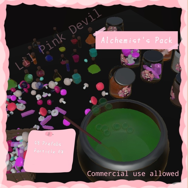 Alchemists Pack - Lil Pink Devil - BOOTH