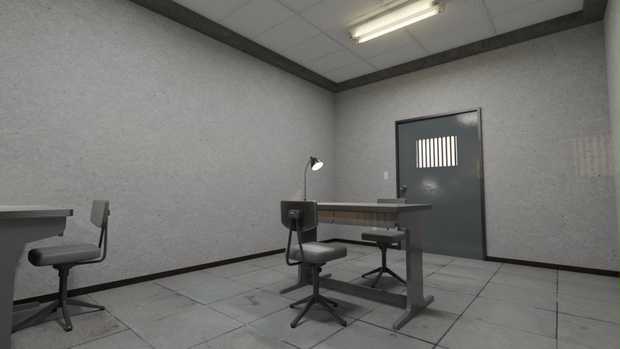 3DCG【Interrogation_room】取調室 警察 - hiromu-3dcg - BOOTH