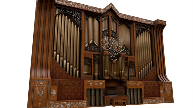 【3DCG】パイプオルガン - hiromu-3dcg - BOOTH