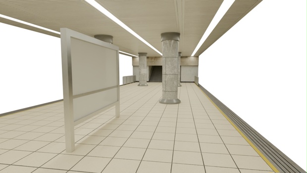 【3DCG】プラットホームキット - hiromu-3dcg - BOOTH