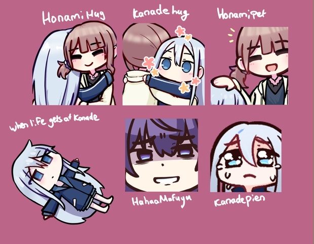 Xin's PJSK Emotes - xinchan - BOOTH