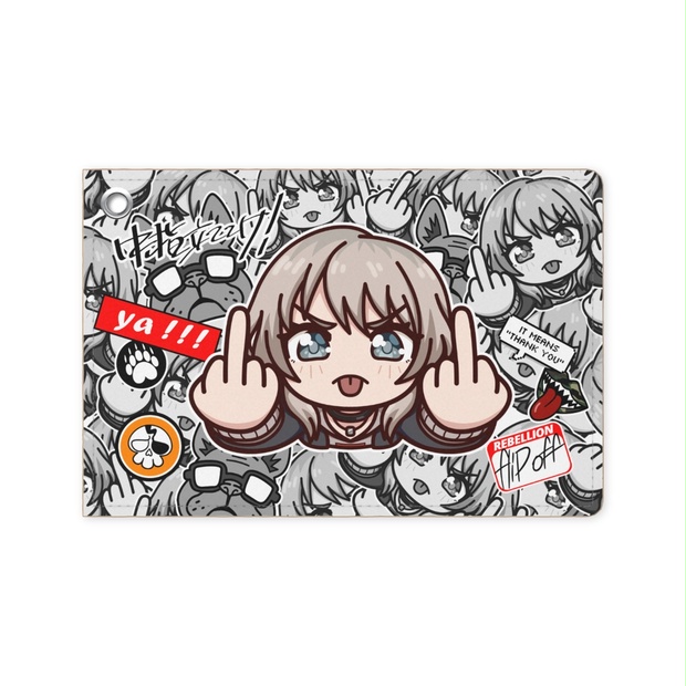 Commuter pass 河原木 桃香 "Flip 'Em Off!" Girls Band Cry ガールズバンドクライ ...