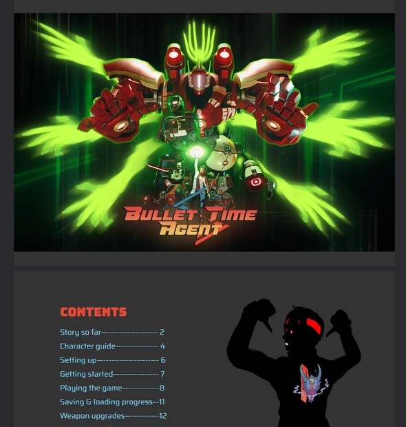 Bullet Time Agent - Game Manual - Lakuza - BOOTH