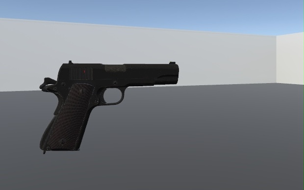 Pistol 1911 VR Interact Able (VRChat) - blacklilithvrc - BOOTH