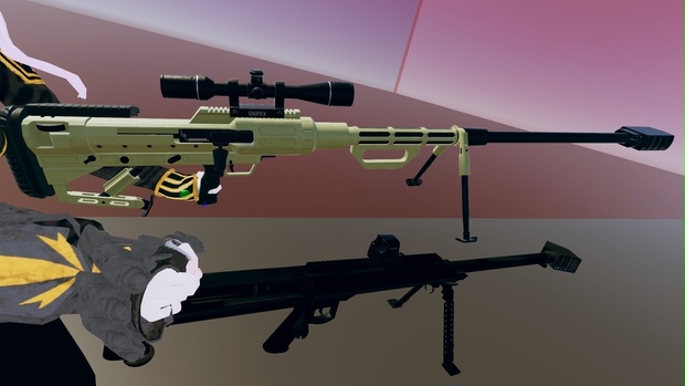 [VRChat] Snipex T-Rex Bolt Action (Udon) - blacklilithvrc - BOOTH