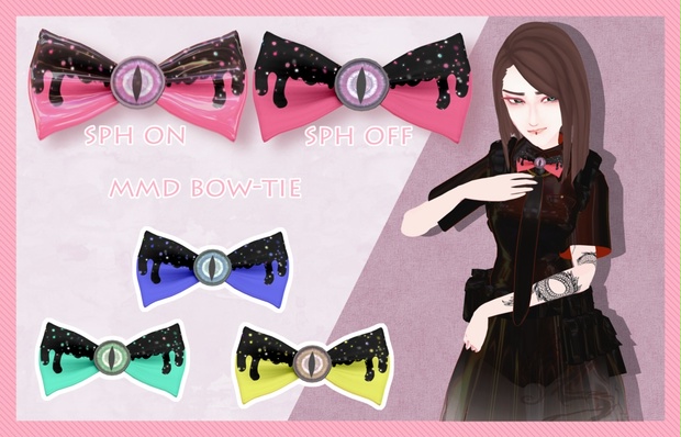 [VRChat + MMD] Bow-tie DL - SAYUMIVI - BOOTH