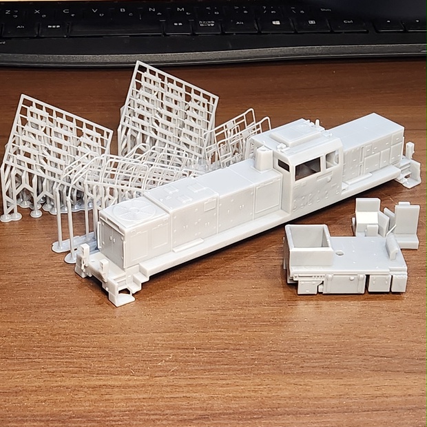 1/80 HO DD200 タイプ 手すり別 3Dプリント - yukimodel - BOOTH