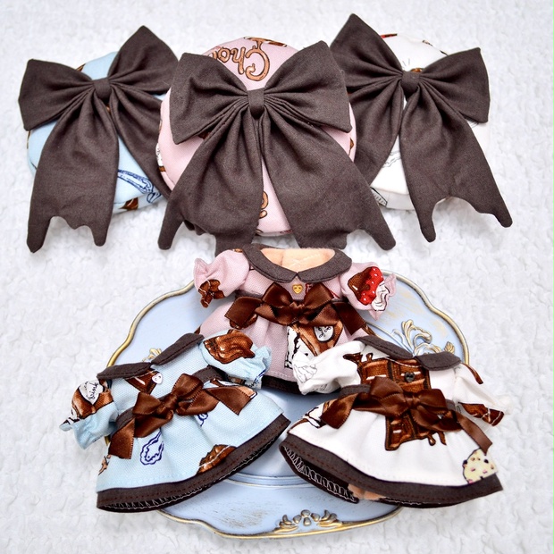chocolate béret dress - Lit × R - BOOTH