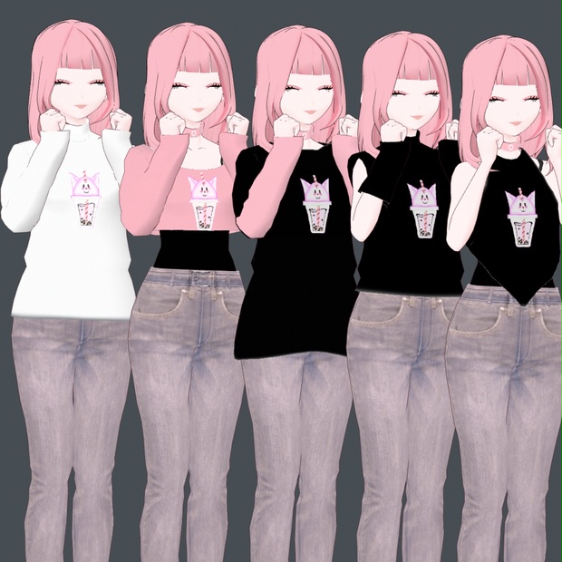 Freebies - shirt pack - Virtuo - BOOTH