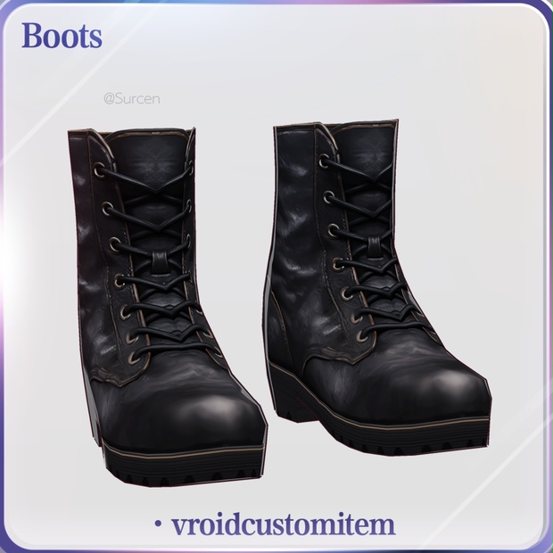 [Vroid] Boots - Surcen - BOOTH